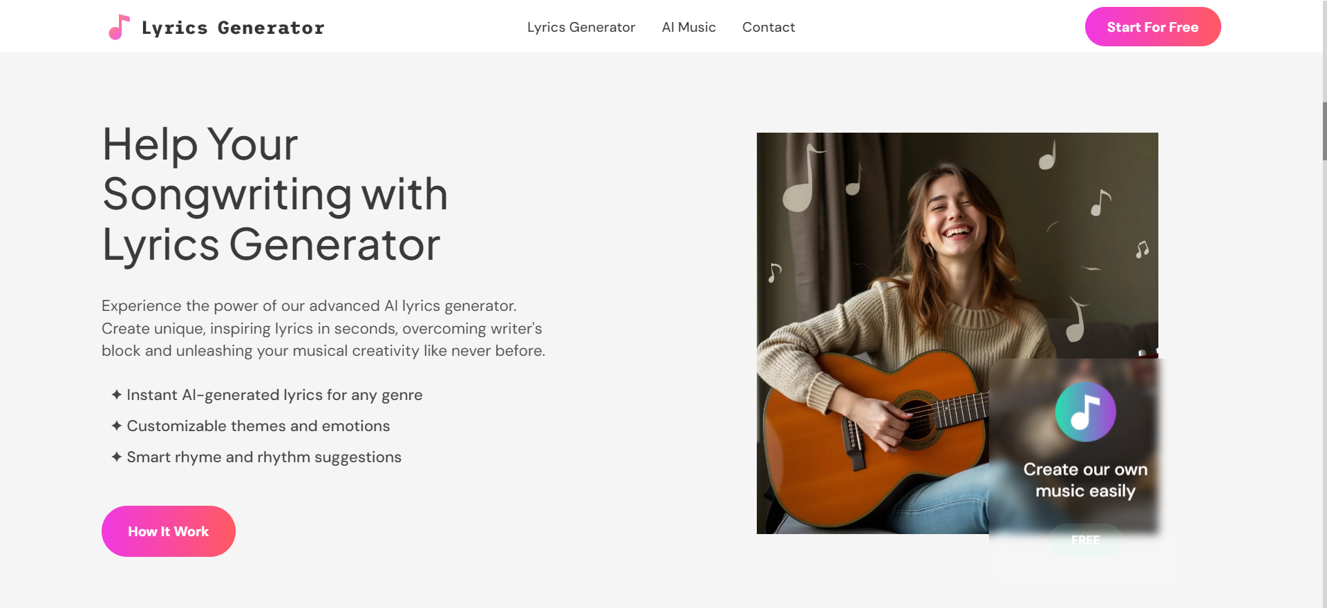 Lyrics Generator: Unleash Your Songwriting Potential with AI-Powered ... Lyrics Generator: Unleash Your Songwriting Potential with AI-Powered ...